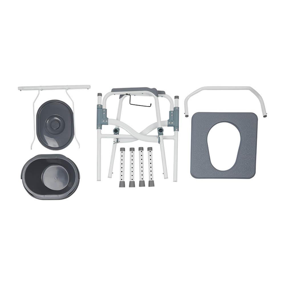 Lifestyle Mobility Aids Deluxe Folding Aluminum Deep Seat Commode