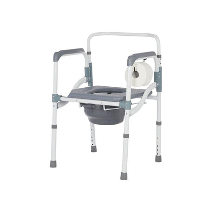 Lifestyle Mobility Aids Deluxe Folding Aluminum Deep Seat Commode