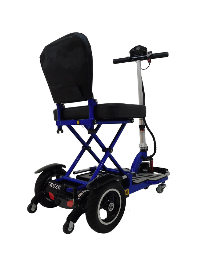 Triaxe Cruze Folding Portable Mobility Scooter - Folds Flat - 18 Miles