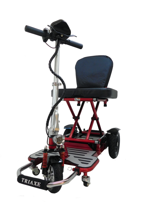 Triaxe Cruze Folding Portable Mobility Scooter - Folds Flat - 18 Miles