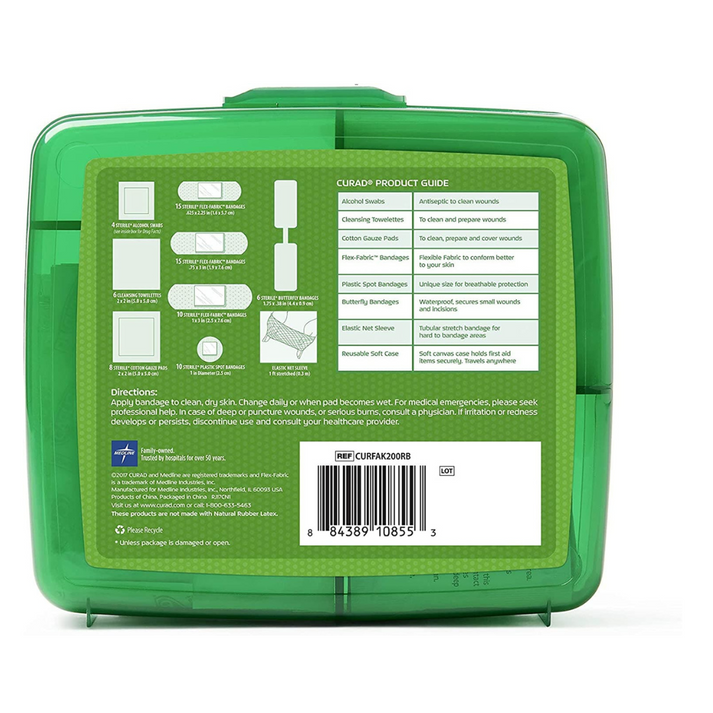 Medline Curad Compact First Aid Kit - 75 Items – Senior.com