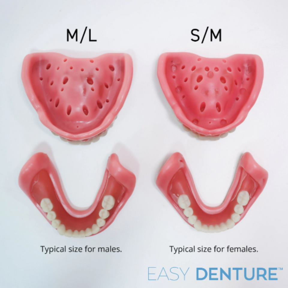 Easy Denture™ Pro Patient Self Fitting Upper & Lower 5 Minute Fitting