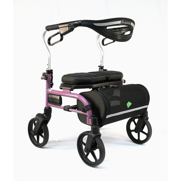 Evolution Trillium Lightweight Walker that Folds - 8" Wheels – Senior.com