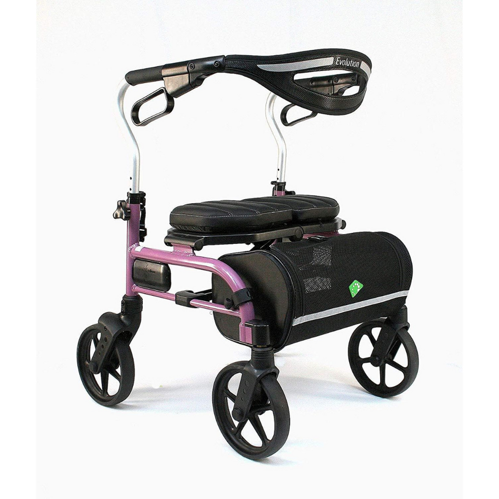 Evolution Trillium Lightweight Walker that Folds - 8" Wheels – Senior.com