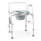 Medline Deluxe Drop-Arm Commode with Padded Seat