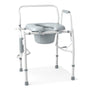Medline Deluxe Drop-Arm Commode with Padded Seat