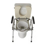 Medline Padded Drop Arm Bedside Commode