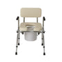 Medline Padded Drop Arm Bedside Commode