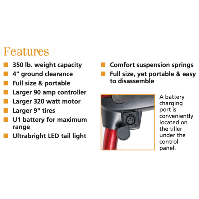 Golden Tech Buzzaround EX Heavy-Duty Travel Scooter