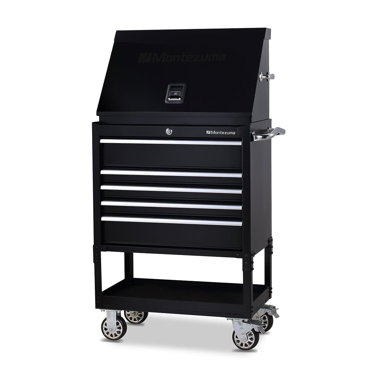 Montezuma Tool Box Rolling 30 Inch Utility Cart with 5 Drawers – Senior.com