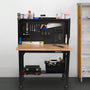 Montezuma Adjustable Work Bench with Pegboard - Senior.com