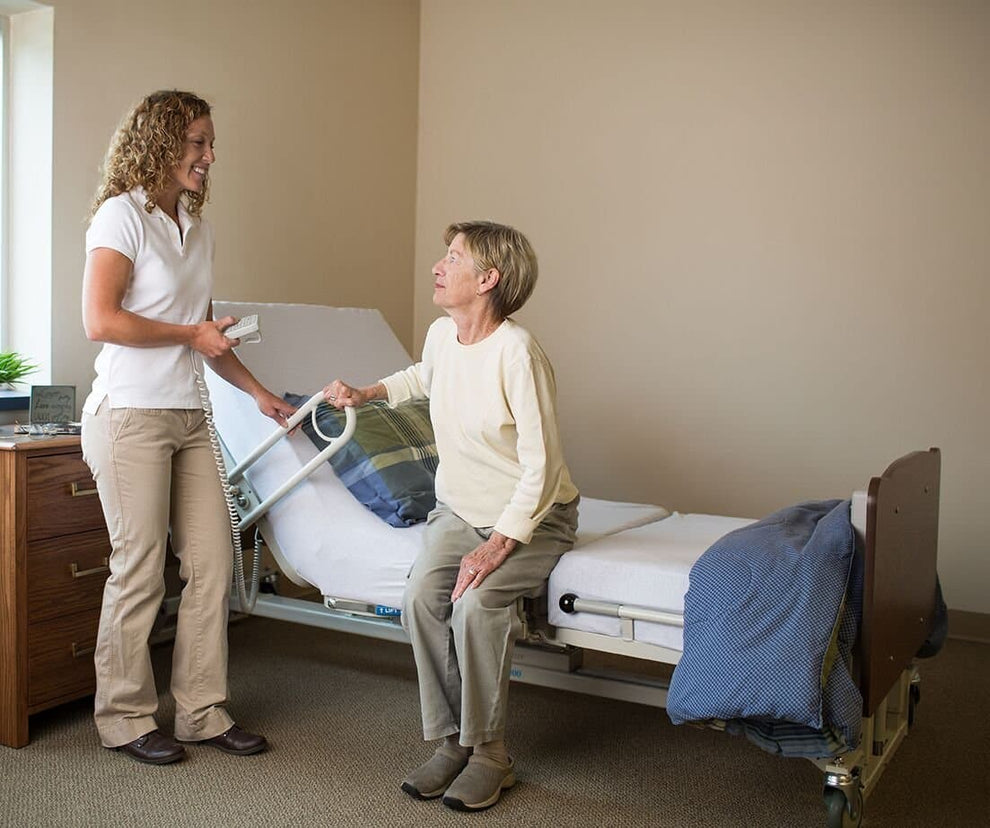 Med-Mizer Stand Assist Pivot Turn Bed Package - In Stock – Senior.com