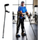 In-Motion Forearm Crutches with Spring Assist & Ergonomic Grips