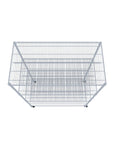 SafeRacks 5-Tier Wire Shelving Storage Racks on Wheels 18” x 48” x 72”