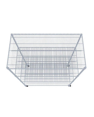 SafeRacks 5-Tier Wire Shelving Storage Racks on Wheels 18” x 48” x 72”