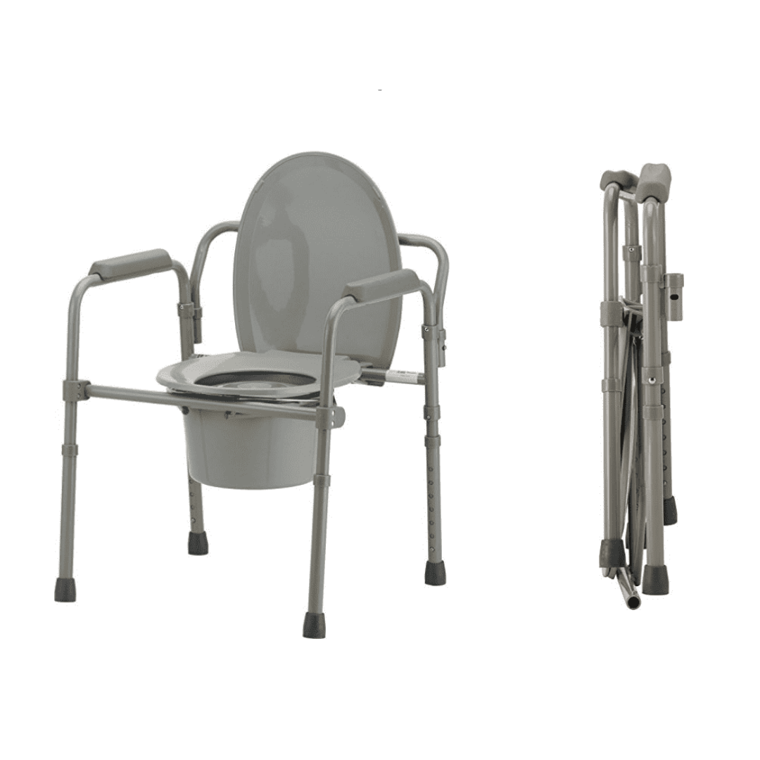 Nova Medical 3-In-1 Folding Bedside Commode, In Stock – Senior.com