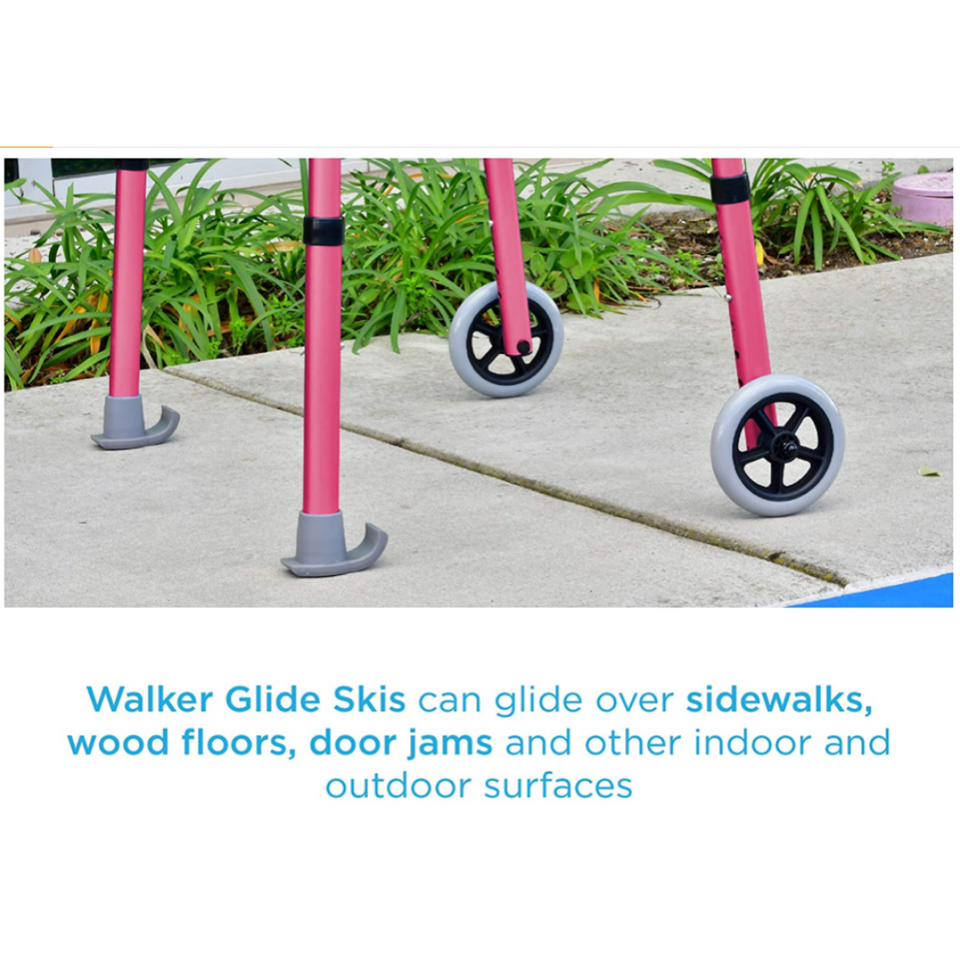 Nova Medical Designer Folding Walker Package with Cane and Accessories