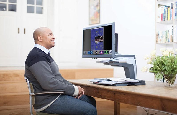 Optelec ClearView+ 24" HD Monitor w/ Text-to-Speech, In Stock – Senior.com