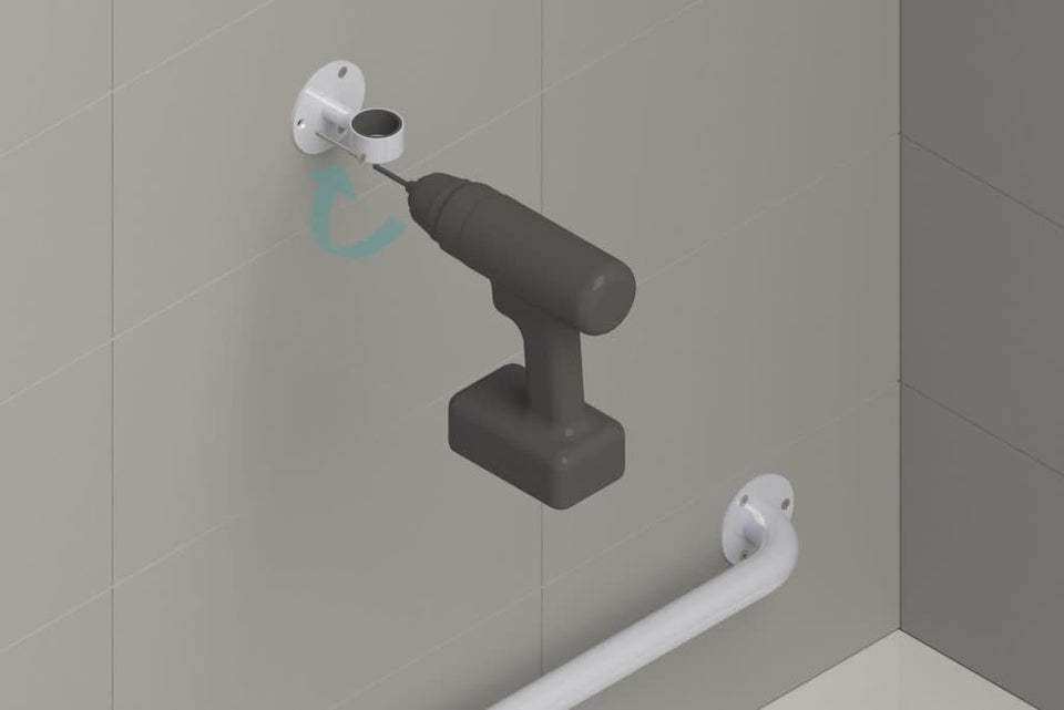 HealthCraft Dependa-Bar Bathroom and Shower Mounted Safety Rail