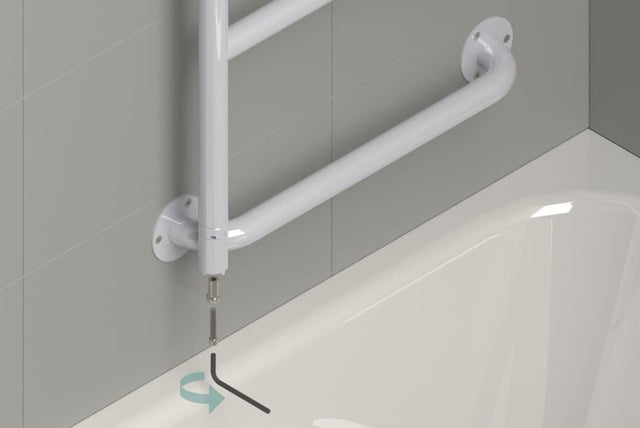 HealthCraft Dependa-Bar Bathroom and Shower Mounted Safety Rail