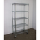 SafeRacks 5-Tier Wire Shelving Storage Racks on Wheels 18” x 48” x 72”