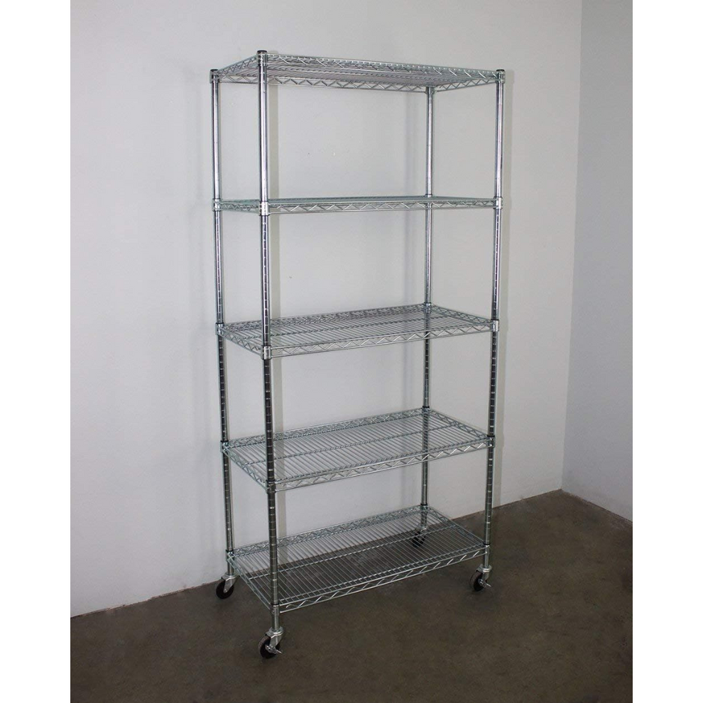 SafeRacks 5-Tier Wire Shelving Storage Racks, Available Here – Senior.com