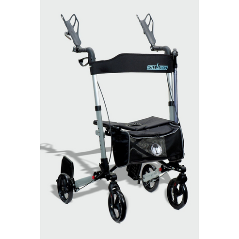 Ergoactives Roller-GO Double Folding Rollator Walker - Forearm Support ...