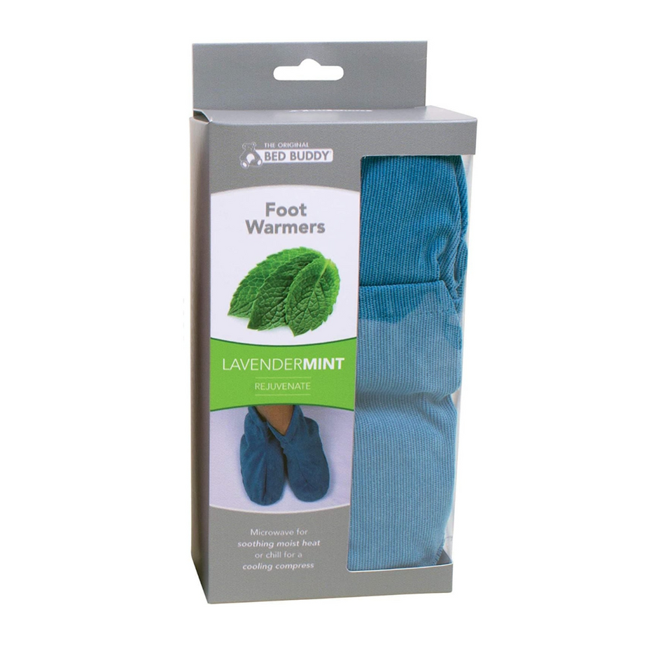 Bed Buddy Foot Warmers w/ Aromatherapy - Heated Fragranced Slippers