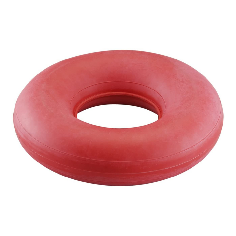 Nova Medical Inflatable Rubber Donut Cushion - Easy to Inflate/Deflate