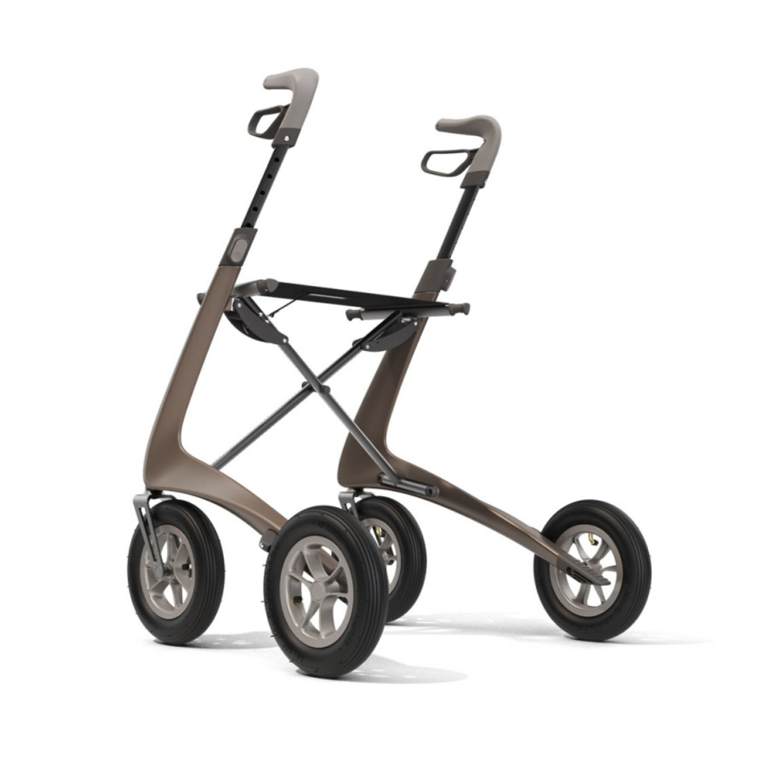 ByAcre Carbon Overland All-Terrain Ultralight Rollator Walker