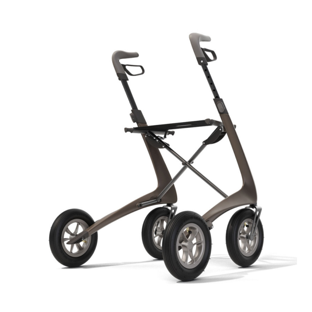ByAcre Carbon Overland All-Terrain Ultralight Rollator Walker