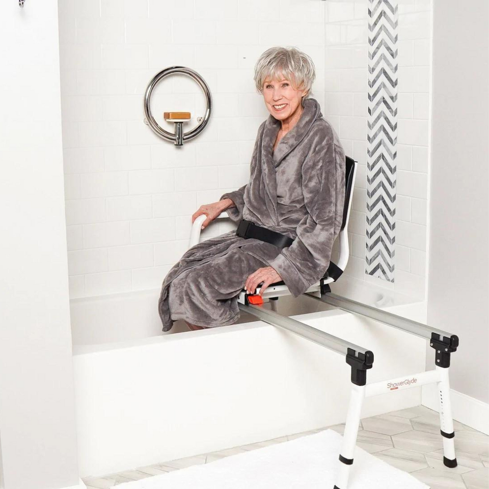 ShowerGlyde SG1 Sliding Transfer Shower Bench by Solution Based Co