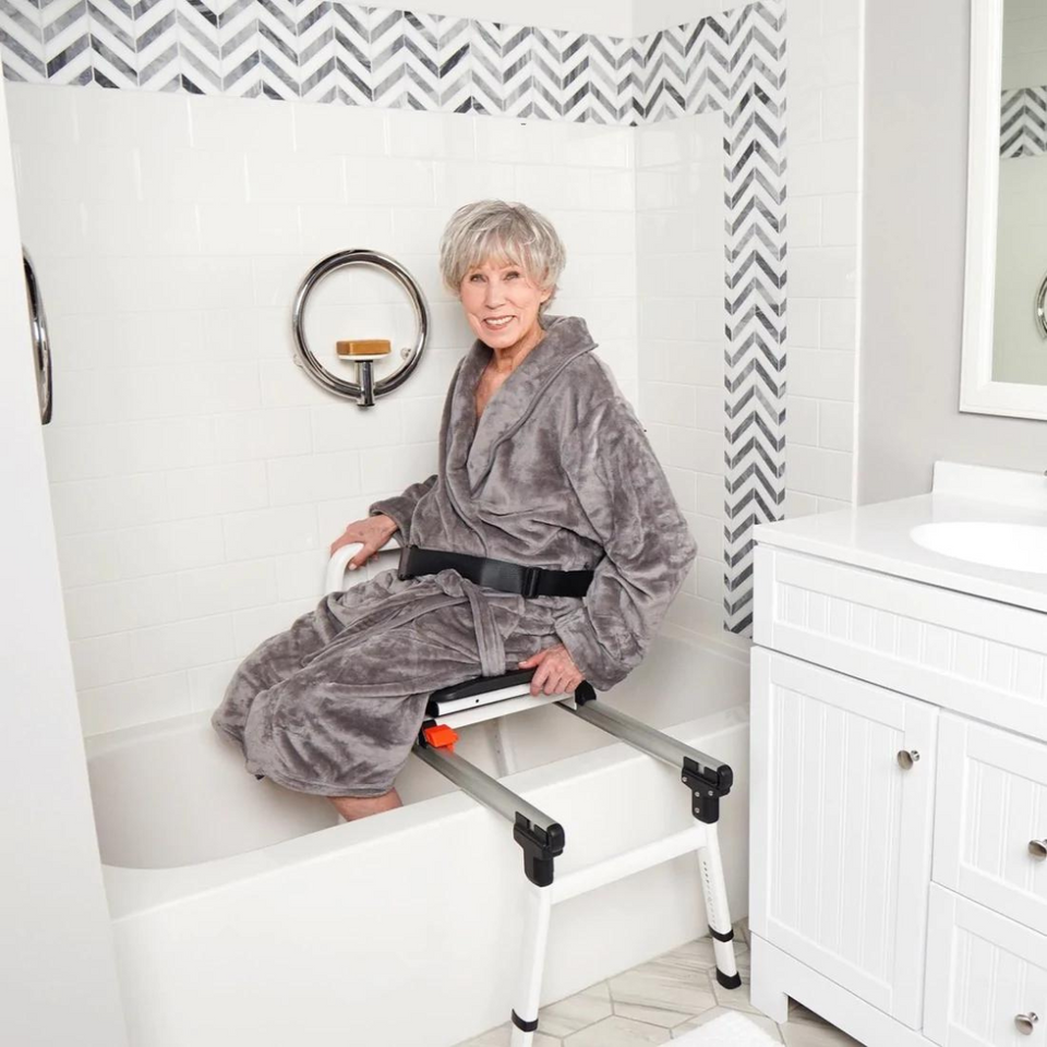 ShowerGlyde SG3 Sliding Shower Transfer Bench with Swivel Seat