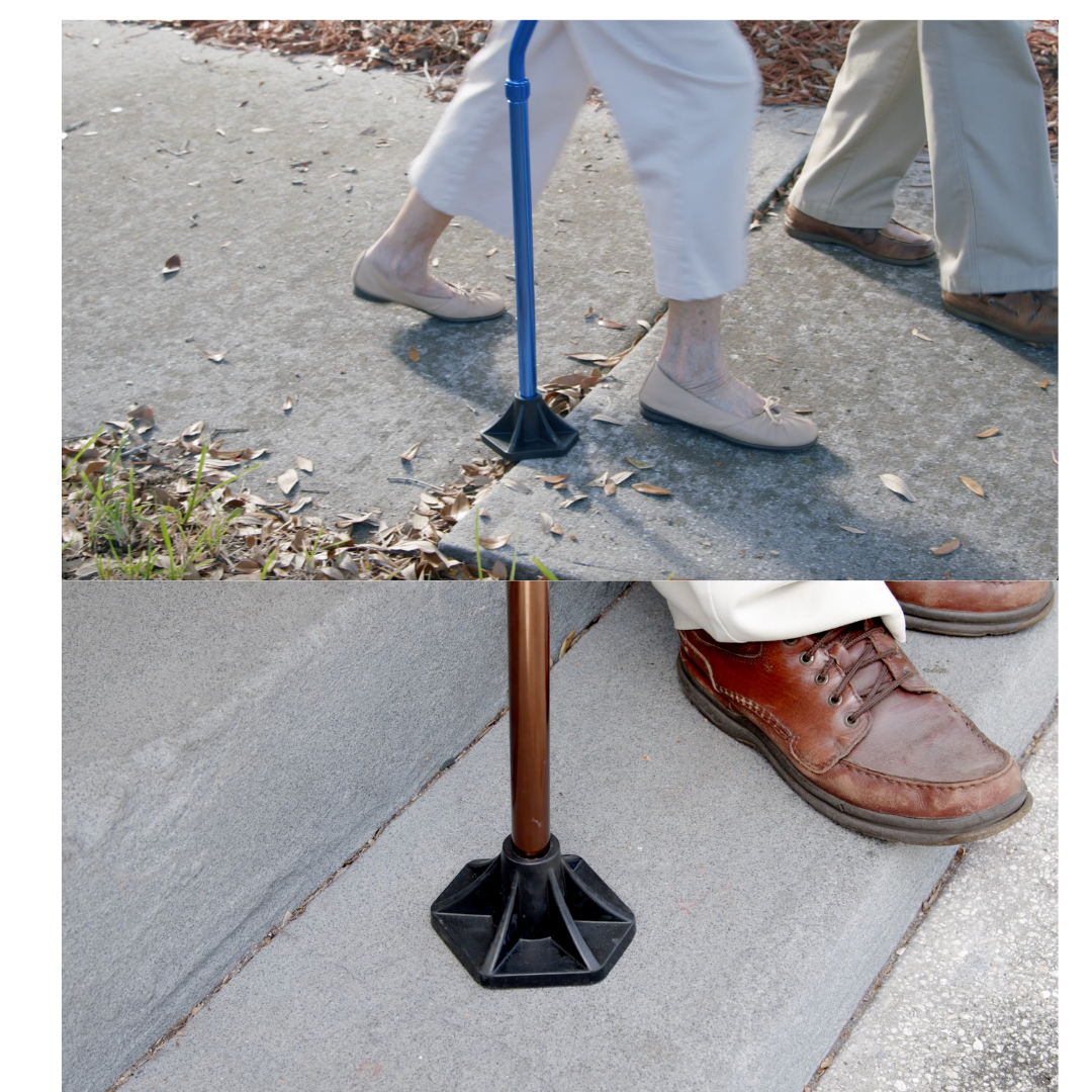 StrongArm Walking Cane - Self Standing Base and Forearm Support ...