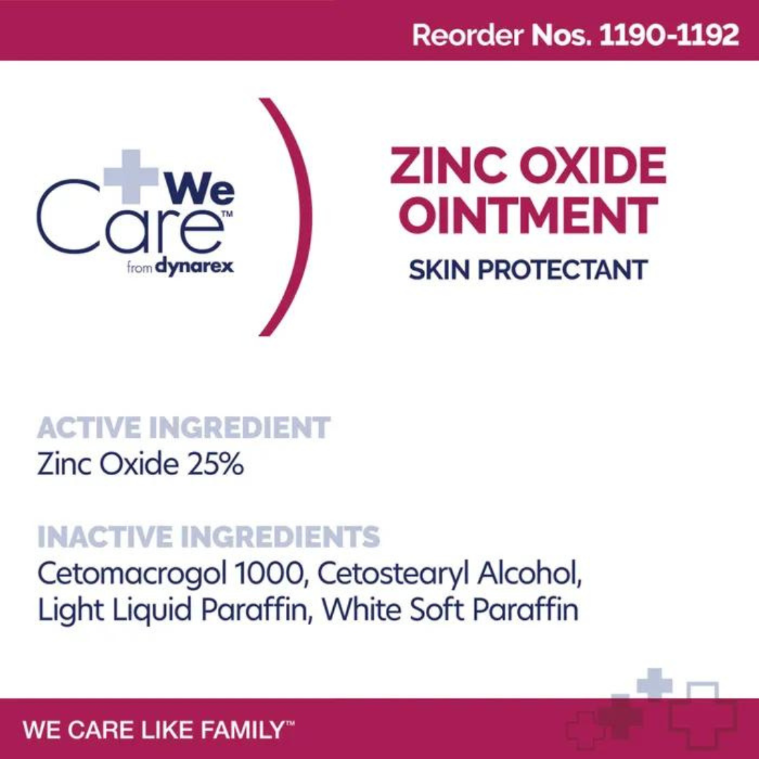 Dynarex Zinc Oxide Ointment Helps Prevent Infections & Provide Relief