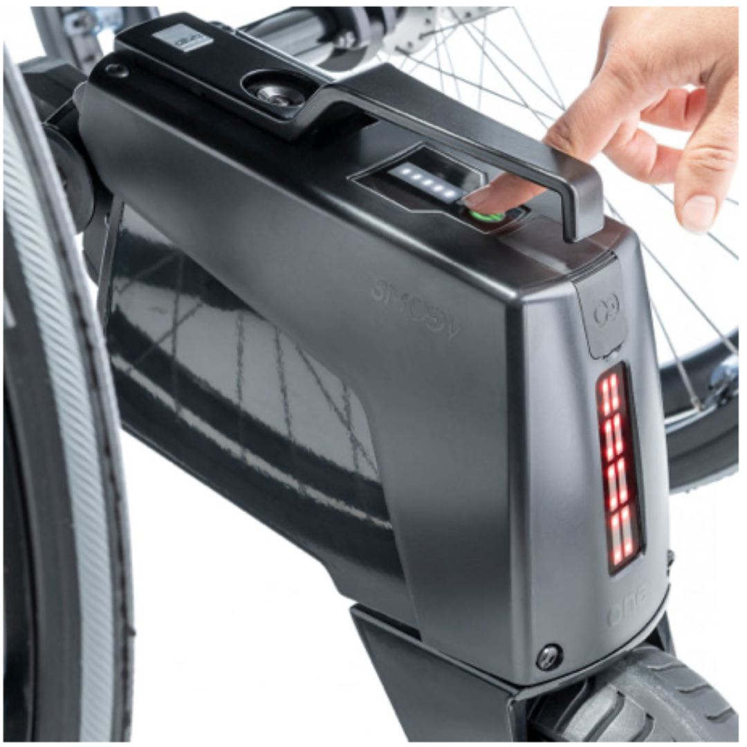 SMOOV One Rear Mounted Power Assist Attachment for Manual Wheelchairs