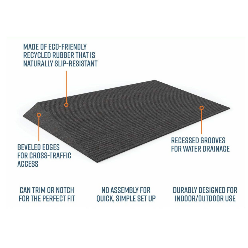 EZ-Access Transitions Angled Entry Mat for Raised Thresholds