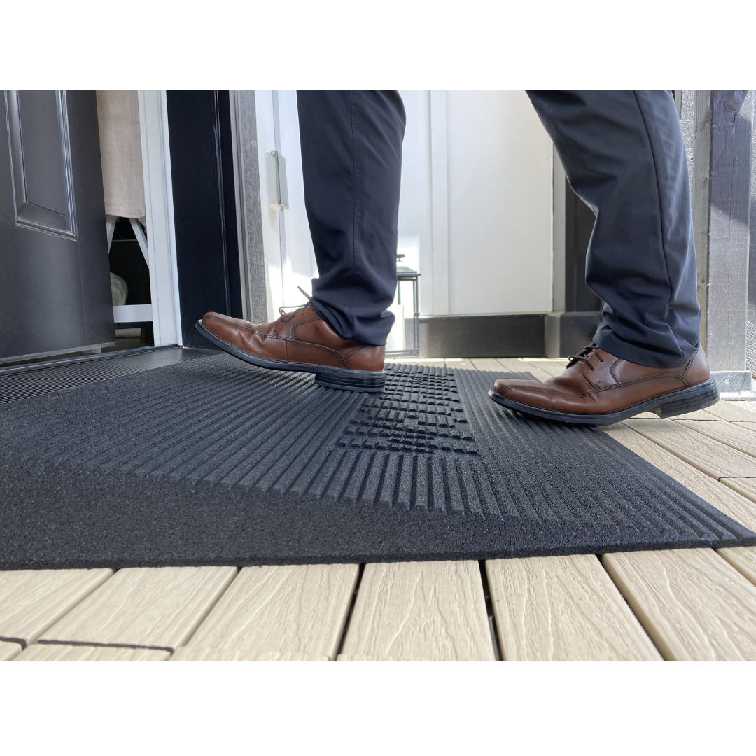 EZ-Access Transitions Angled Entry Mat for Raised Thresholds