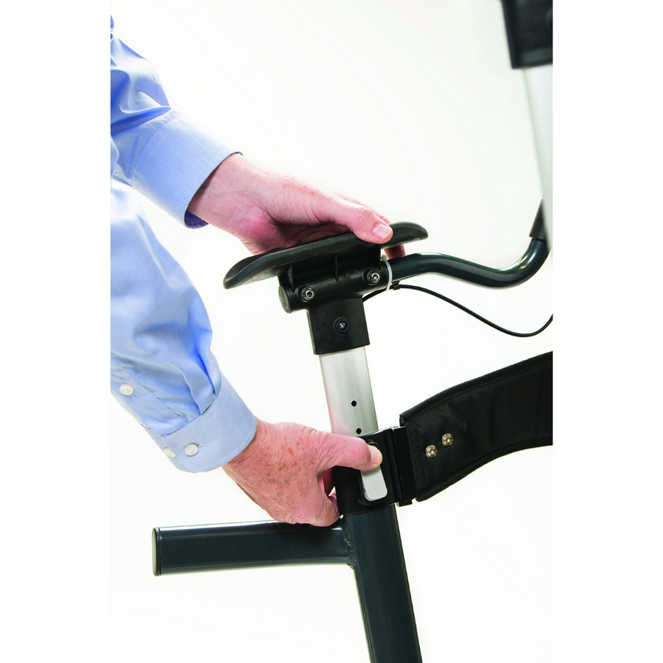 UpWalker Lite Folding Rolling Upright Mobility Walker - Weighs 15.5 lb