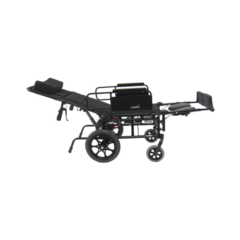 Karman Healthcare KM5000 Ultralight Reclining Transport Wheelchair