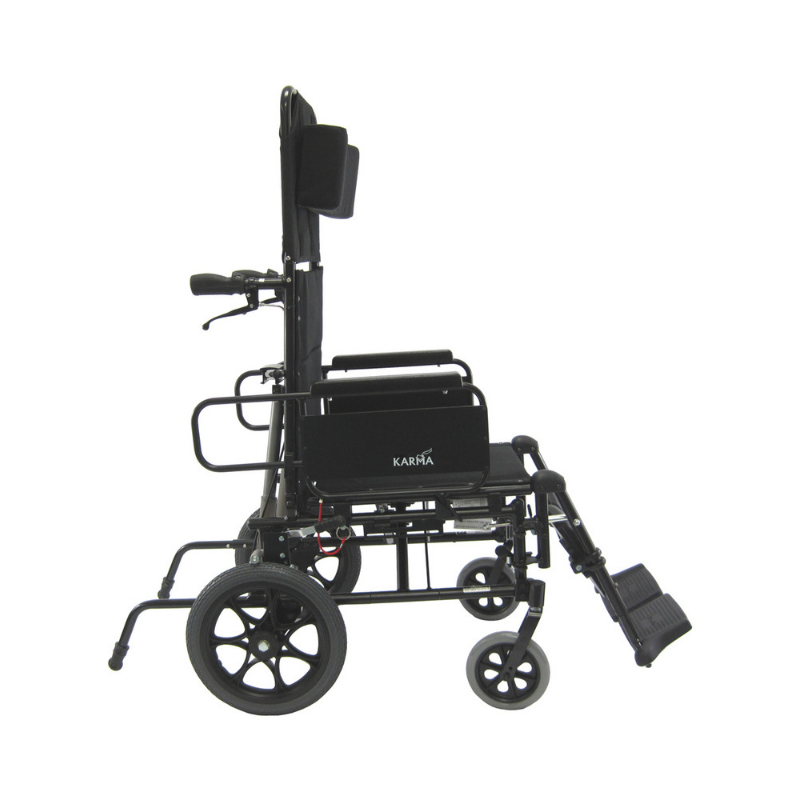 Karman Healthcare KM5000 Ultralight Reclining Transport Wheelchair