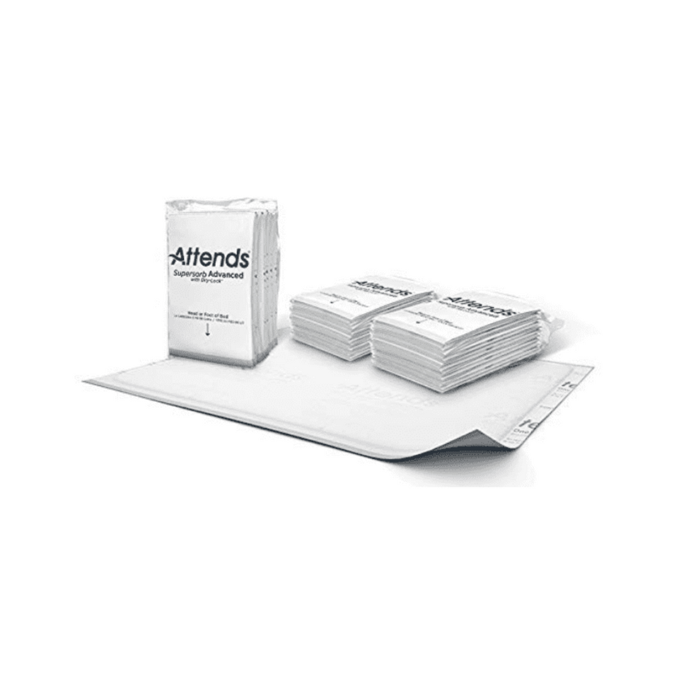Attends Supersorb Advanced Premium Underpads with Dry-Lock Technology