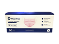 MaskWise Pink Disposable Protective 3Ply Face Masks - Box of 50