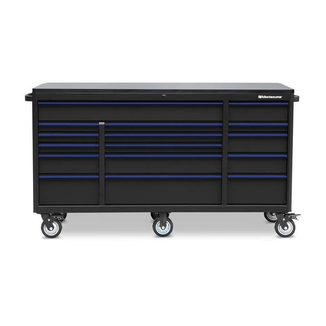 Montezuma Large 72 X 24 Inch Tool Box Rolling Tool Cabinet w/ Drawers